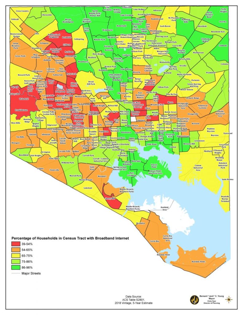Baltimore's Digital Divide: Gaps in Internet Connectivity and the ...